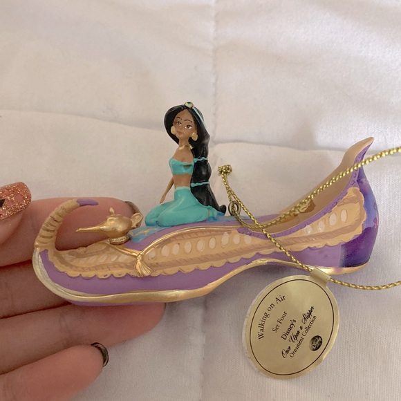 The Bradford Exchange | Holiday | Disney Jasmine Shoe Slipper Ornament ...